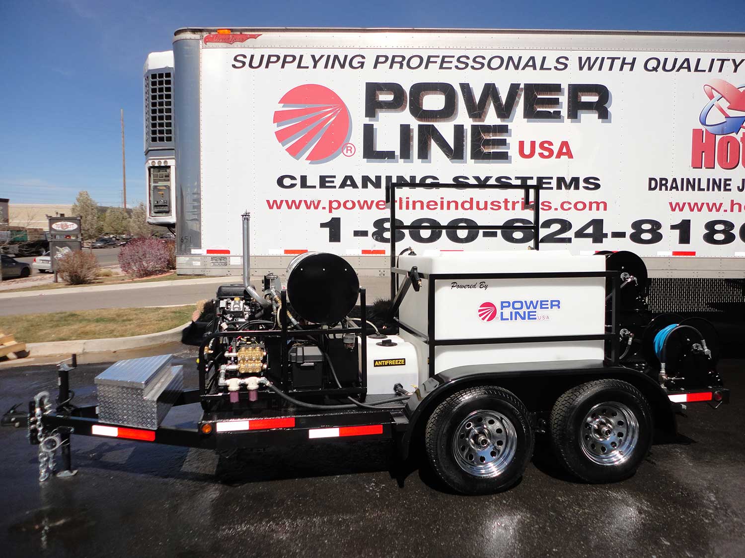 35HP Trailer Mounted Pressure Washer Power Wash Trailer HD35 – Start a ...