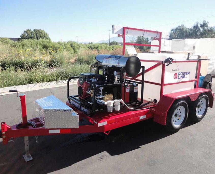 Trailer Mounted Pressure Washer Tandem Axle Starter Package – Start a ...