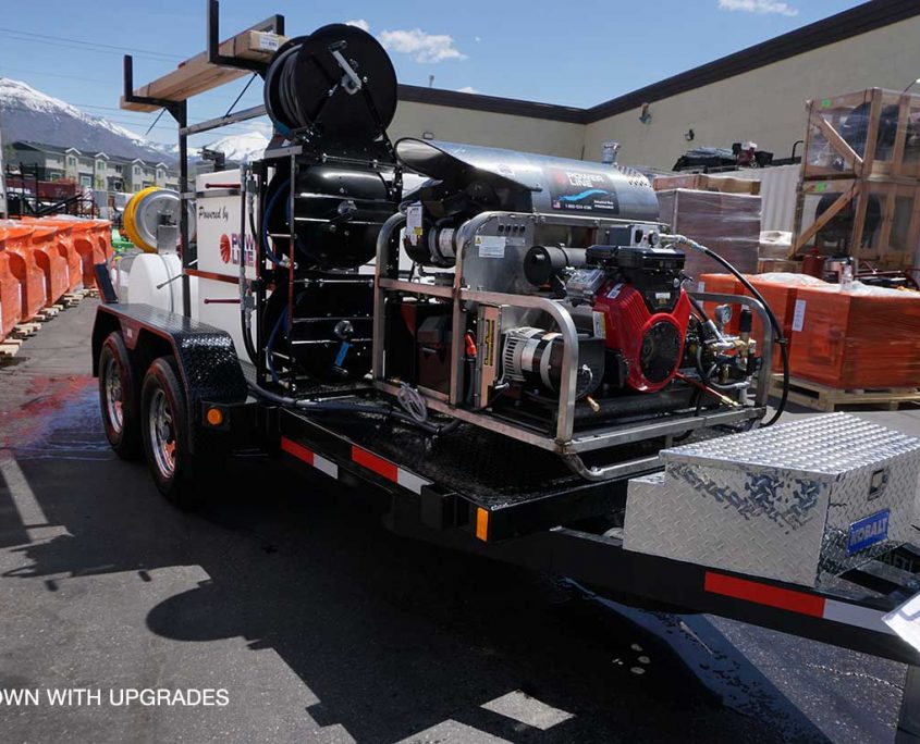 Pressure Washer Trailer Mounted 23HP HD23 Power Wash Trailer Package ...