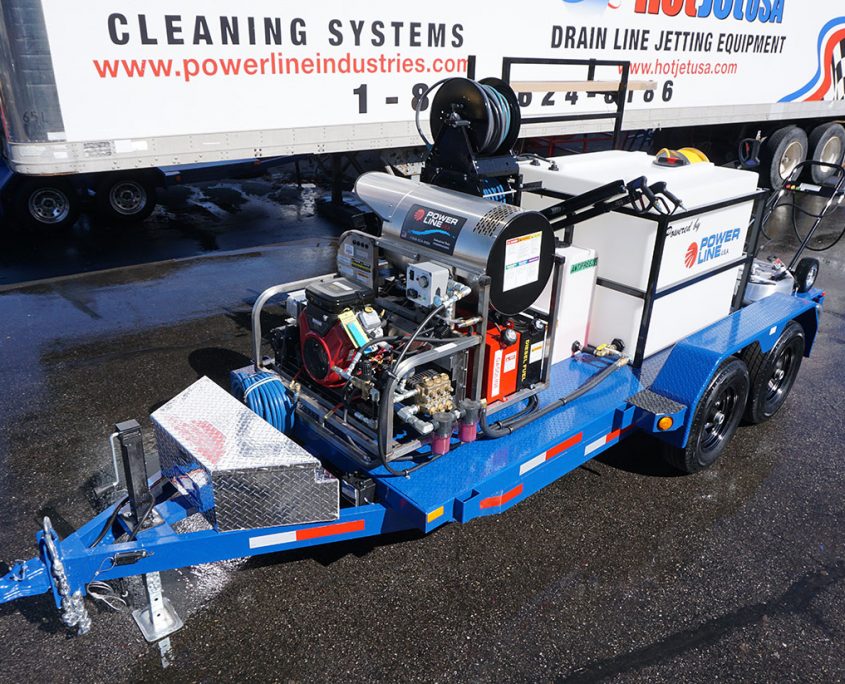 Pressure Washer Trailer Mounted 23HP HD23 Power Wash Trailer Package ...