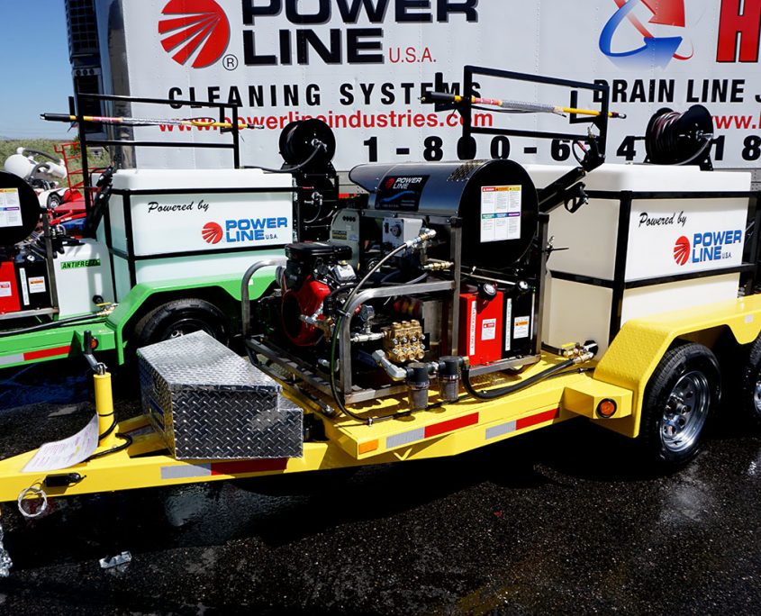 Pressure Washer Trailer Mounted 23HP HD23 Power Wash Trailer Package ...