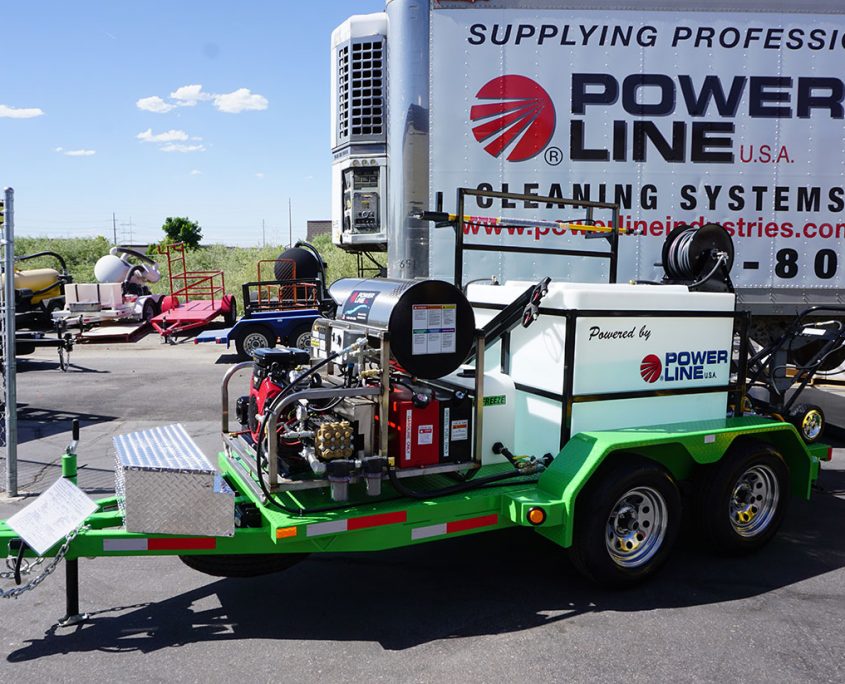 Pressure Washer Trailer Mounted 23HP HD23 Power Wash Trailer Package ...