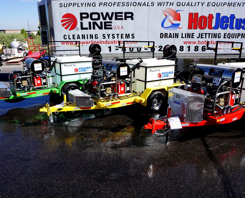Pressure Washer Trailer Mounted 23HP HD23 Power Wash Trailer Package ...