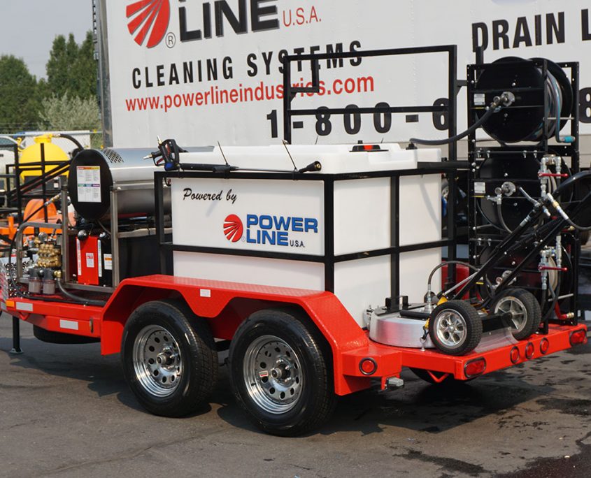 Pressure Washer Trailer Mounted 23HP HD23 Power Wash Trailer Package ...